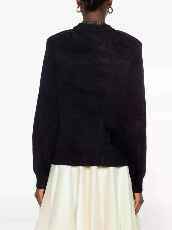 Ba&sh Ribbed-knit Crew-neck Sweater