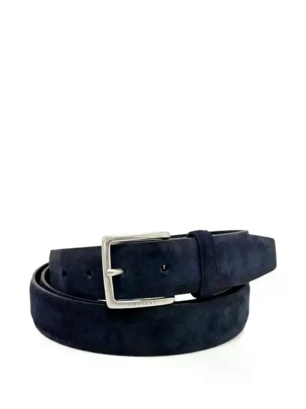Orciani Cloudy Suede Belt - Blue