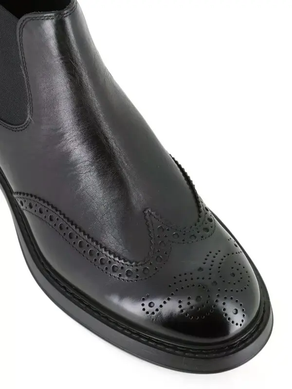 DOUCAL'S Brogue-detail Chelsea Boots