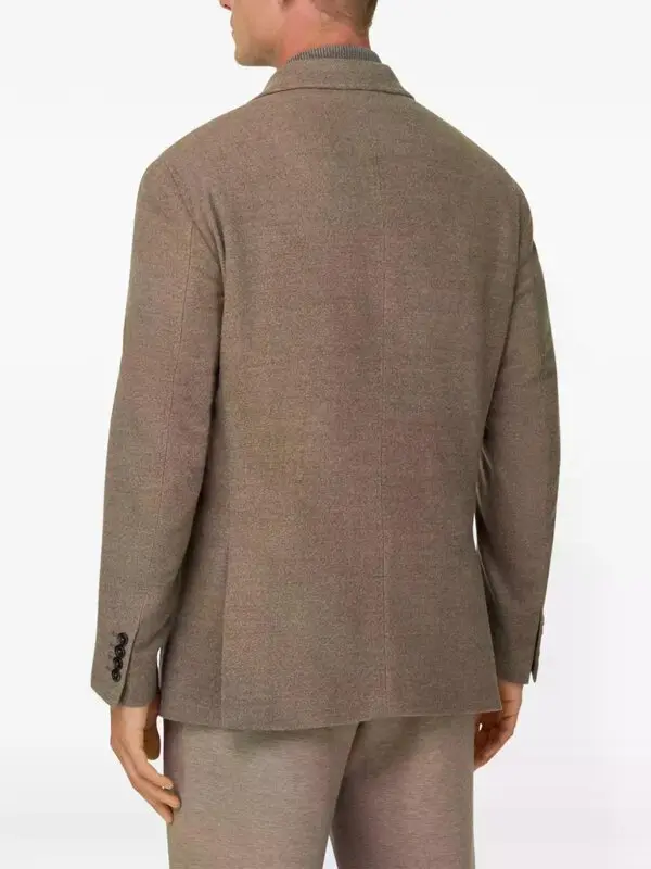 Boggi Milano Double-breasted Blazer In Extrafine Wool