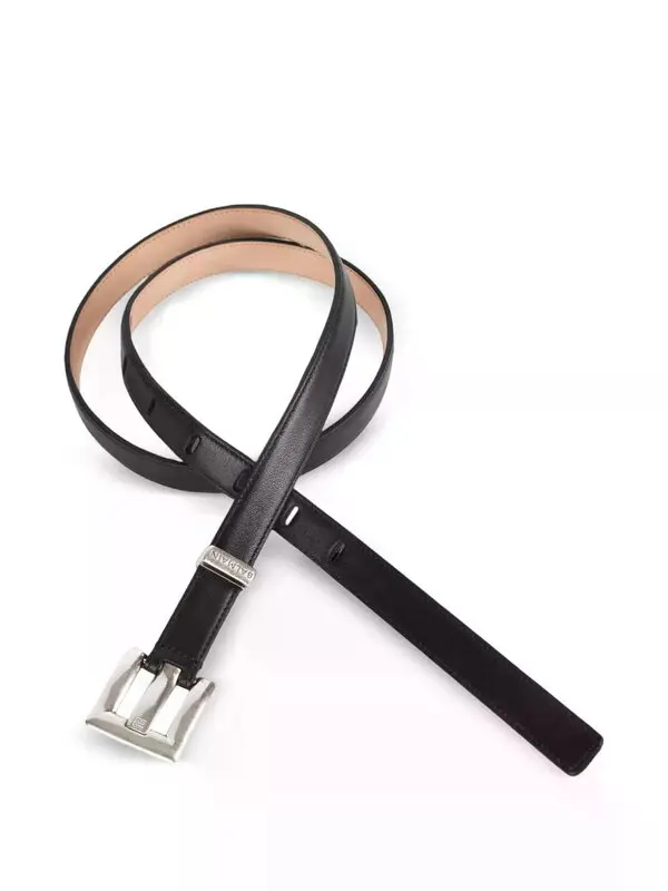 Balmain Anthem Smooth Leather Belt