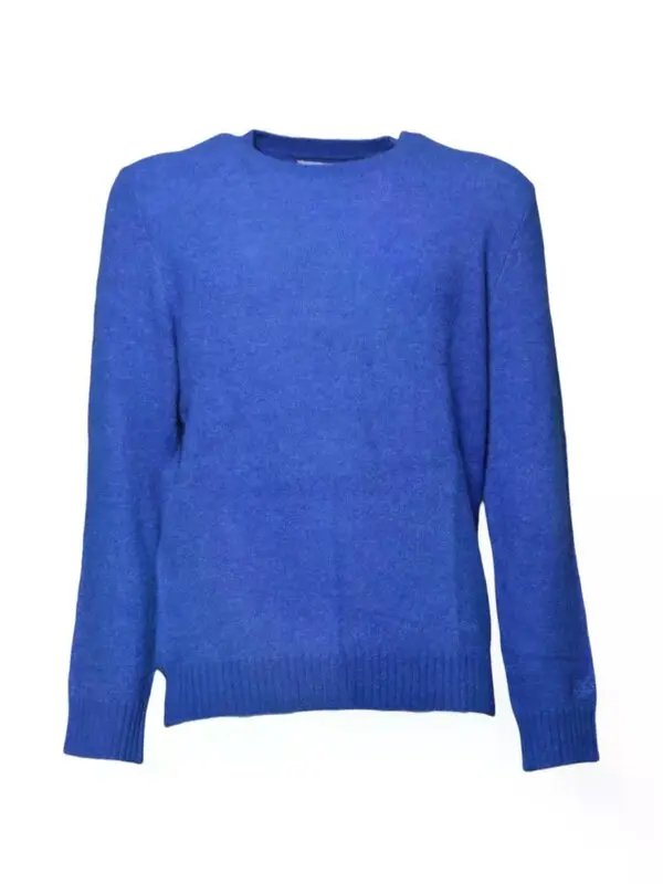 MC2 SAINT BARTH Regent Alpaca Blend Crewneck Sweater - Blue