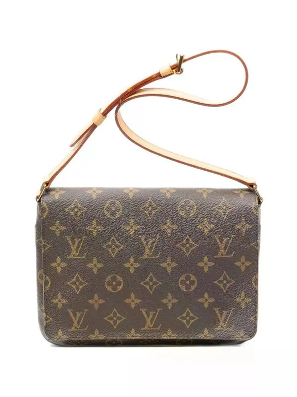 LOUIS VUITTON Musette Tango Shoulder Bag - Brown