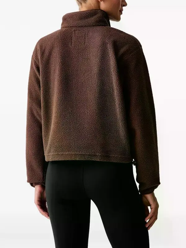 Columbia Helvetia Ii Fleece-texture Logo-patch Sweater