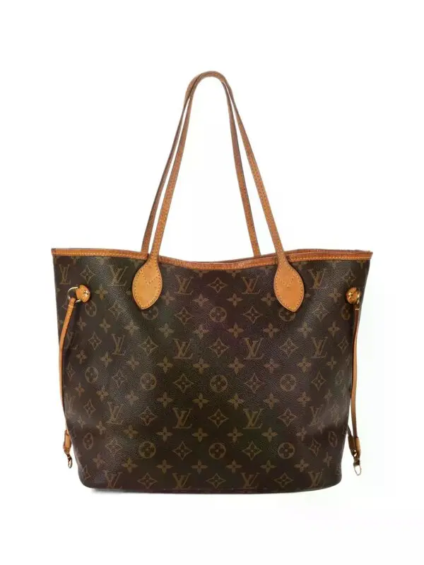 LOUIS VUITTON Neverfull Mm Monogram Shoulder Bag - Brown