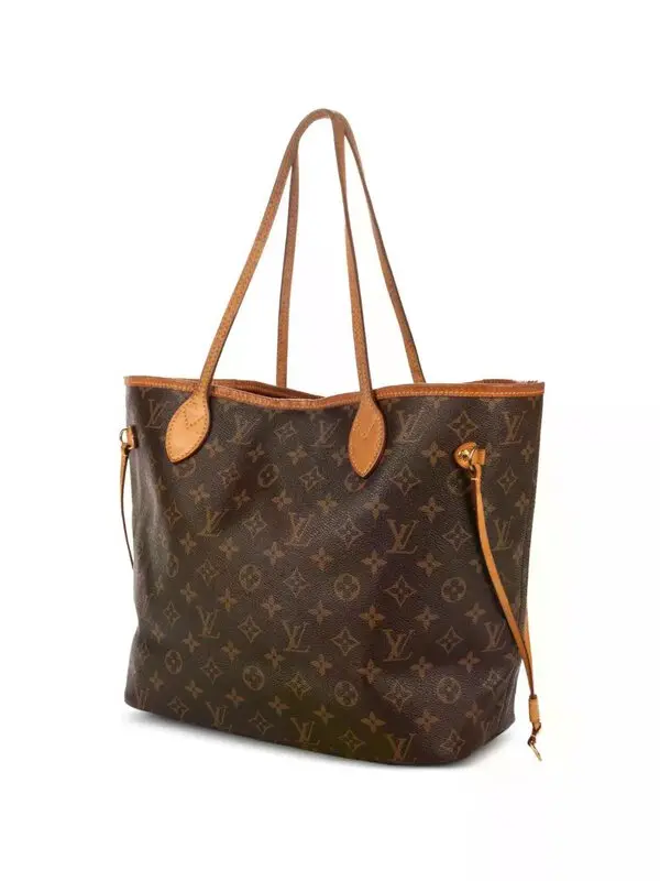 LOUIS VUITTON Neverfull Mm Monogram Shoulder Bag - Brown