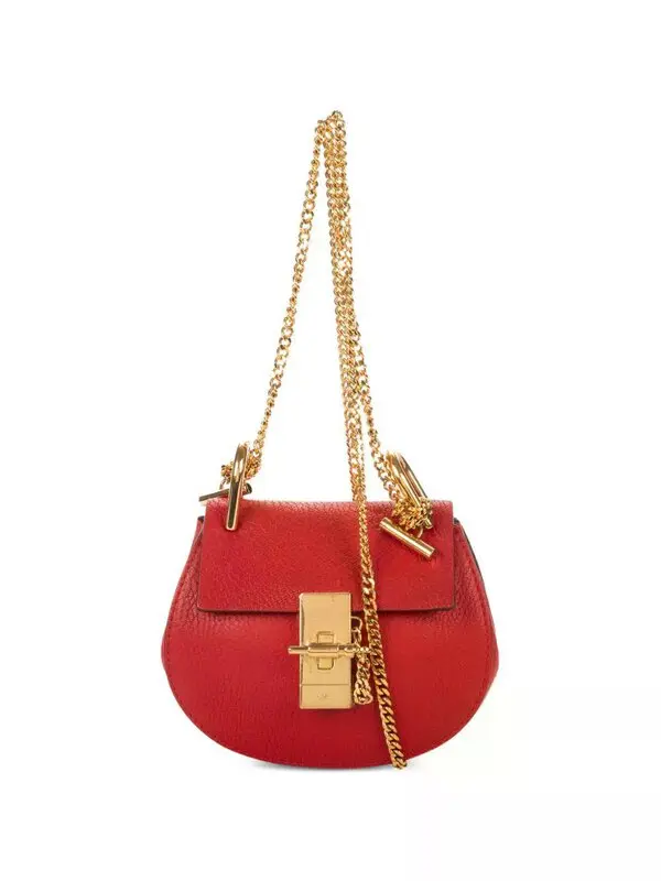 Chloé Nano Drew Shoulder Bag - Red