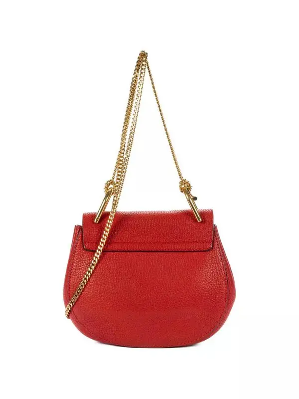 Chloé Mini Drew Shoulder Bag - Red