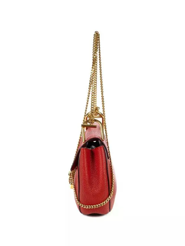 Chloé Mini Drew Shoulder Bag - Red