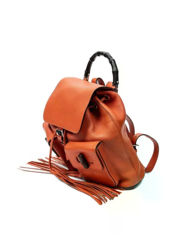Gucci Medium Bamboo Tassel Backpack