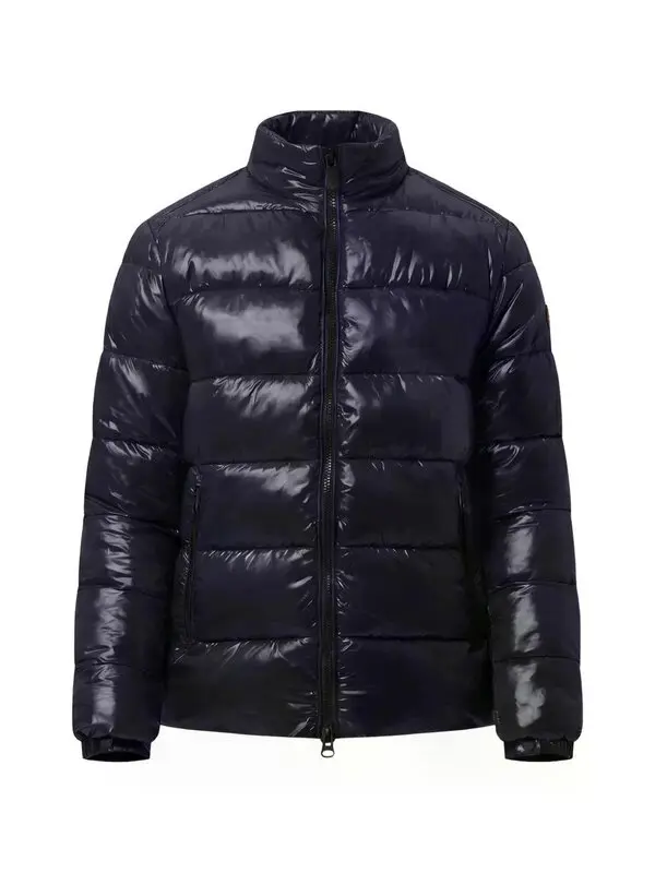 SAVE THE DUCK Quilted Glossy Jacket - Blue