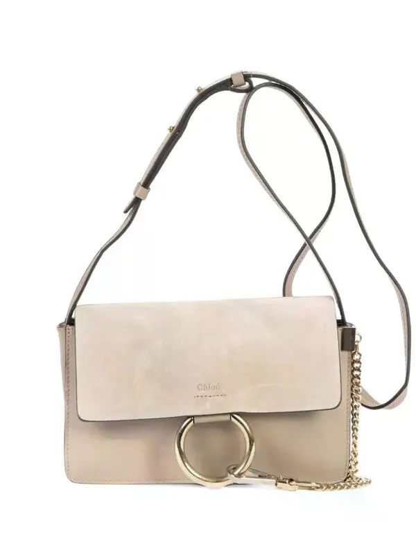 Chloé Small Faye Shoulder Bag - Grey