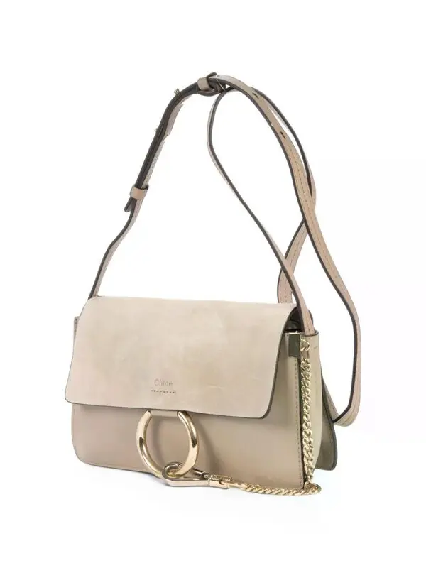 Chloé Small Faye Shoulder Bag - Grey