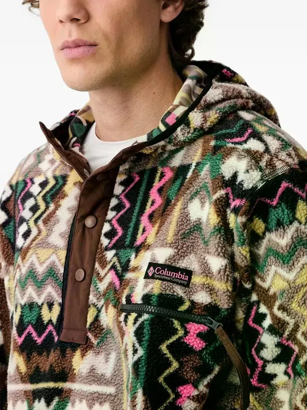 Columbia Helvetia™ Geometric-pattern Fleece Hoodie
