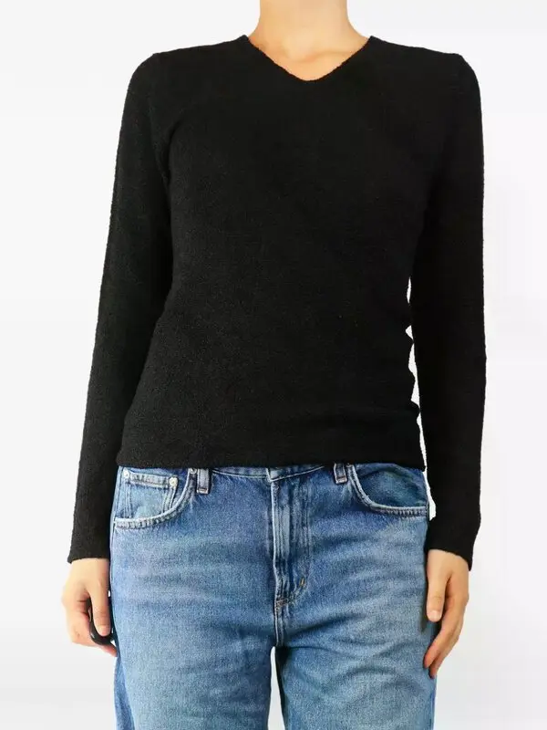 TOTEME Textured V-neck Top