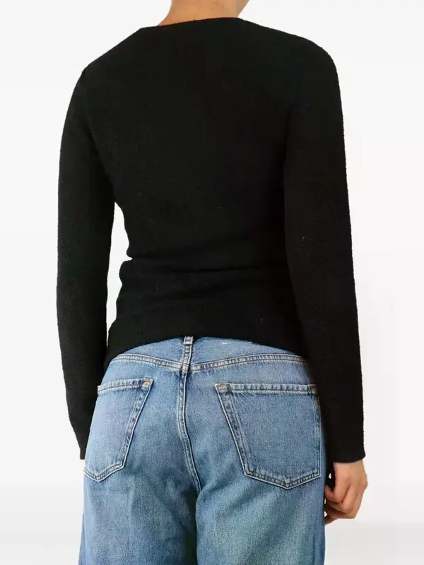 TOTEME Textured V-neck Top