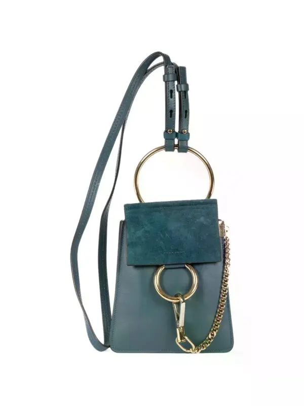 Chloé Small Faye Bracelet Shoulder Bag - Blue