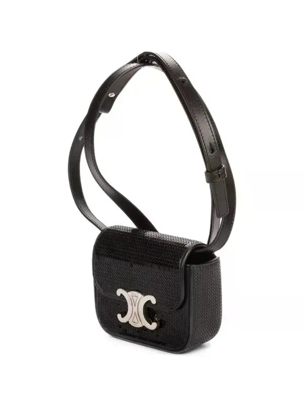 Celine Mini Claude Logo-plaque Shoulder Bag