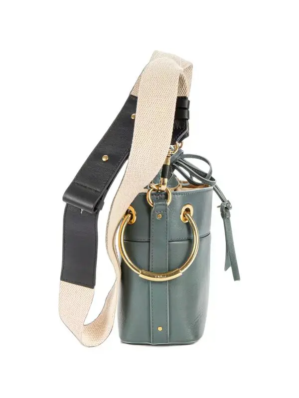 Chloé Mini Roy Bucket Bag - Blue