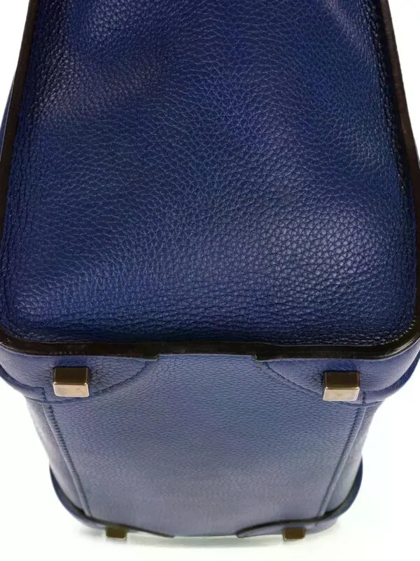 Celine Micro Luggage Grained Leather Shoulder Bag