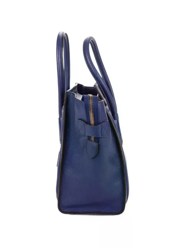 Celine Micro Luggage Grained Leather Shoulder Bag