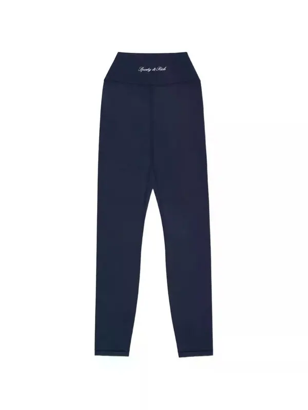 Sporty & Rich Bonnie Signature Logo-print Leggings