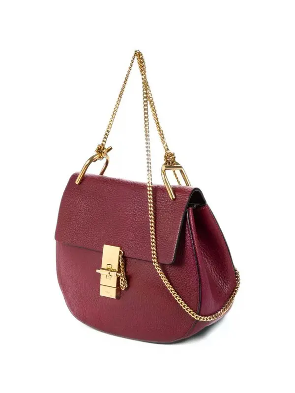 Chloé Drew Shoulder Bag - Red