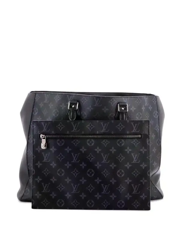 LOUIS VUITTON Grand Sac Bag Monogram Eclipse Canvas Tote Bag