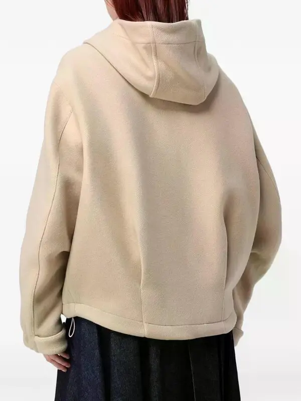 TELA Hooded Oversized Jacket