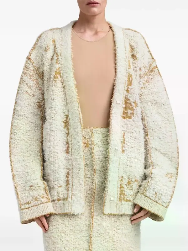 MAISON MARGIELA Long-sleeve Knitted Cardigan