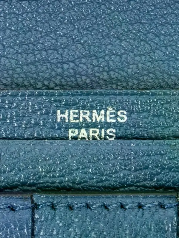 Hermès Bearn Wallet - Blue