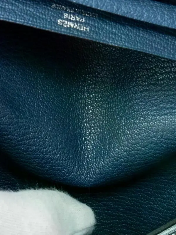 Hermès Bearn Wallet - Blue