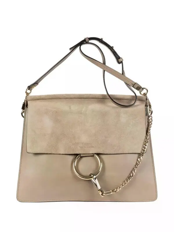 Chloé Medium Faye Shoulder Bag - Neutrals
