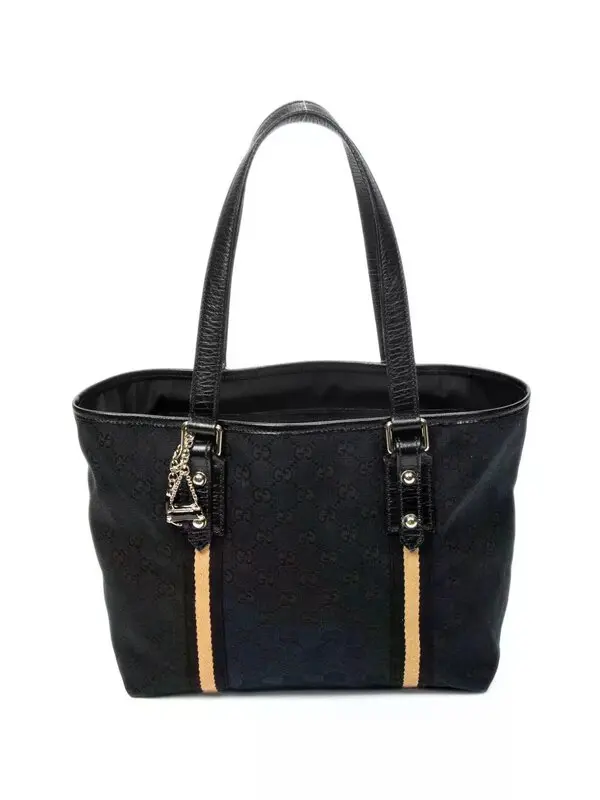Gucci Web Jolicoeur Tote Bag - Black
