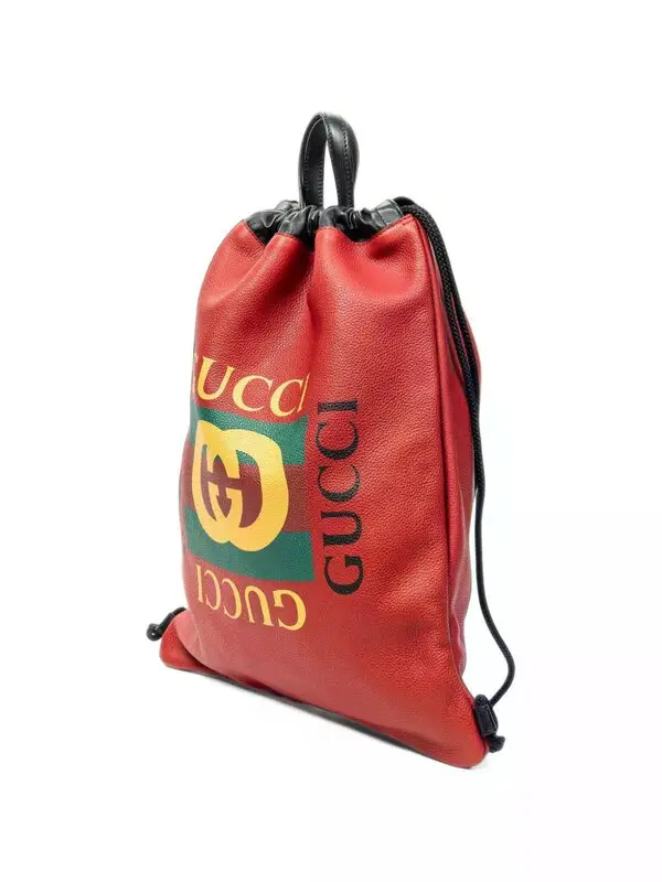 Gucci Logo-printed Drawstring Backpack
