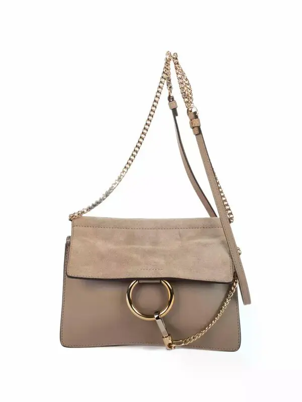 Chloé Faye Shoulder Bag - Neutrals