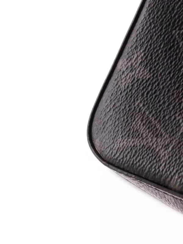 LOUIS VUITTON S Lock Vertical Wearable Wallet Monogram Eclipse Canvas Crossbody Bag