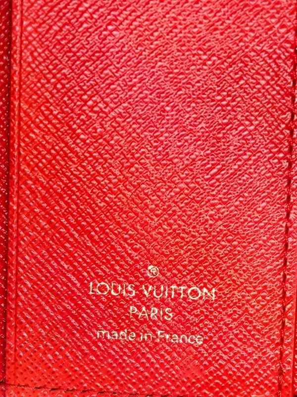 LOUIS VUITTON Zoe Wallet Damier And Leather Small Wallets