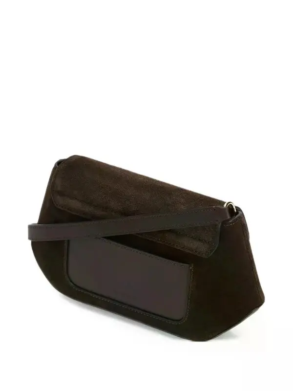 Karl Lagerfeld K/signature Suede Cross Body Bag