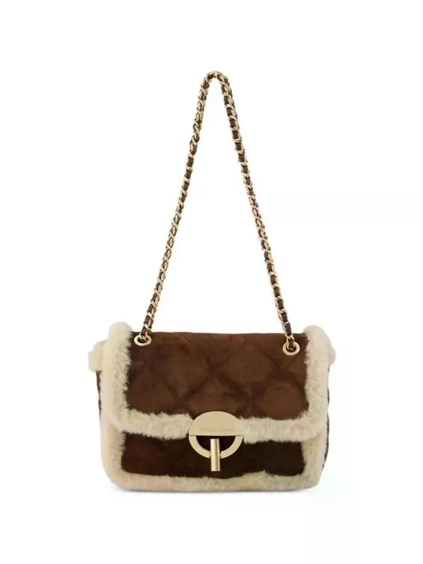 Vanessa Bruno Medium Moon Crossbody Bag - Brown