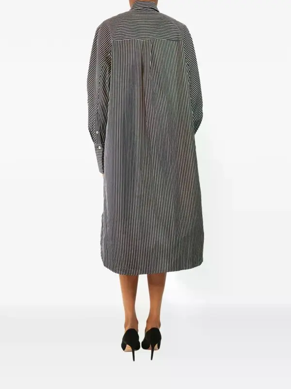 TOTEME Oversized Striped Shirt Dress
