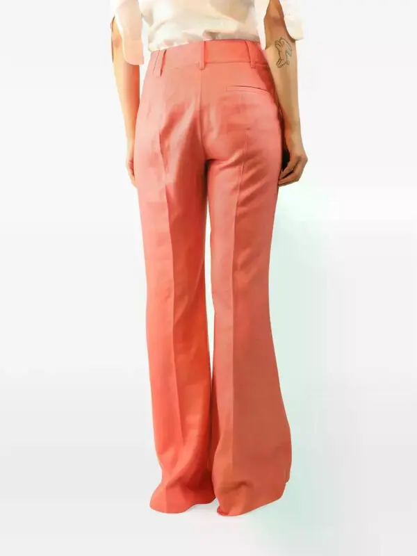 Gabriela Hearst Pressed-crease Flared Trousers