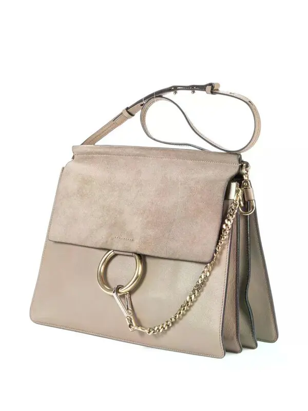 Chloé Medium Faye Shoulder Bag - Neutrals