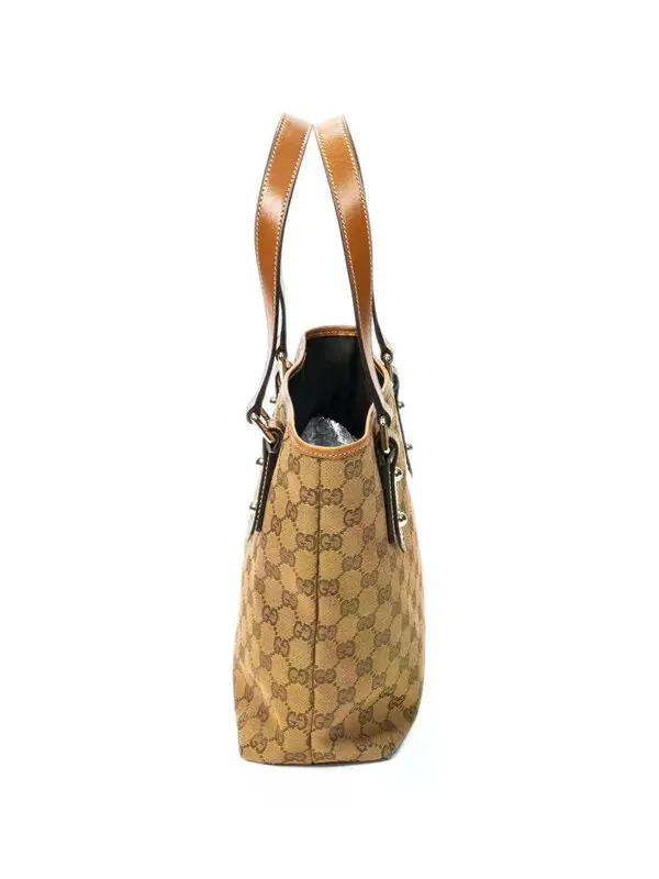 Gucci Small Gg Monogram Tote Bag - Neutrals