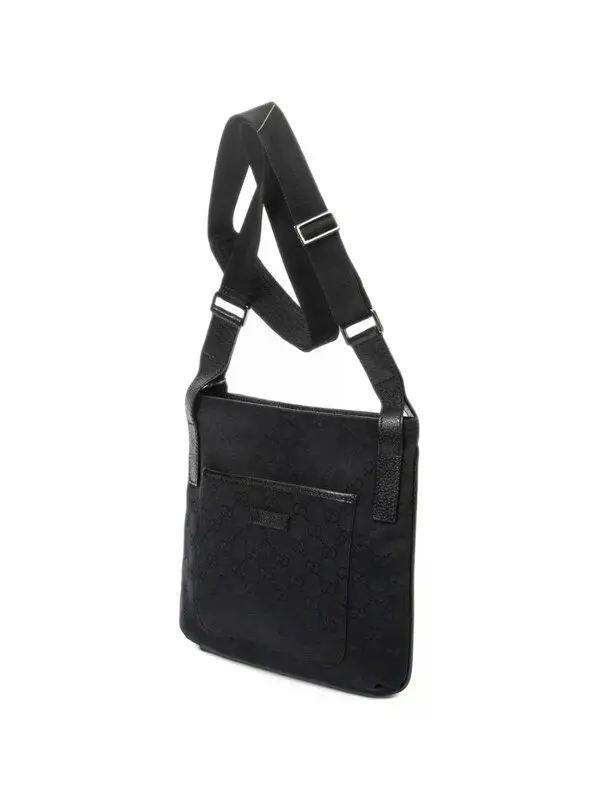 Gucci Gg Monogram Slip-pocket Shoulder Bag