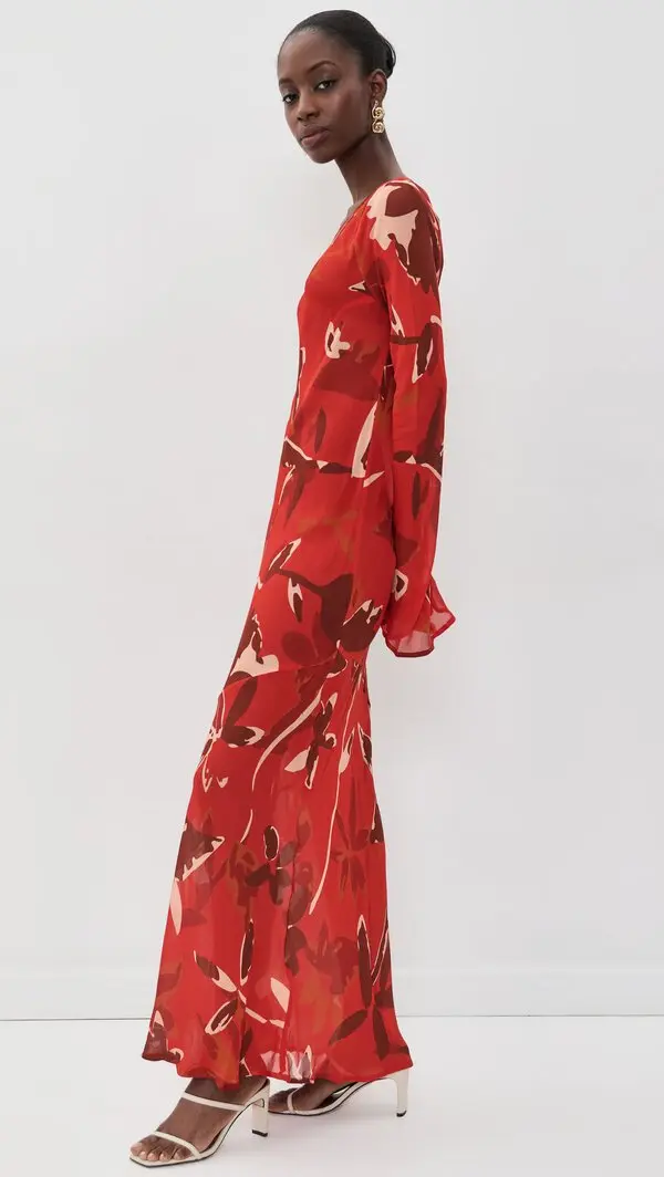 VRG GRL Luka Sheer Maxi Dress