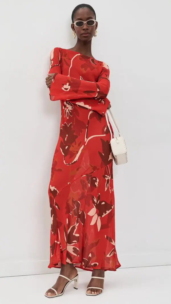 VRG GRL Luka Sheer Maxi Dress