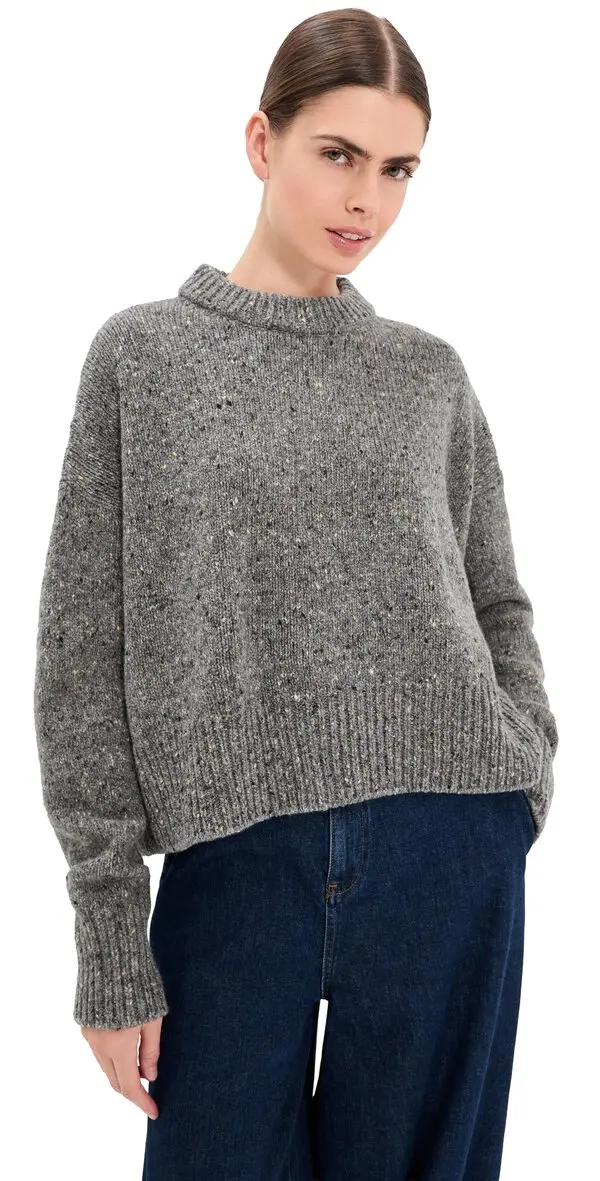 NACKIYE Avalanche Summer Knit Sweater - Gris Melange