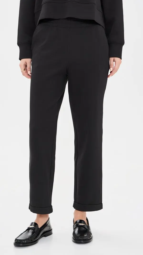 PERFECTWHITETEE Flat Front Cuffed Pants