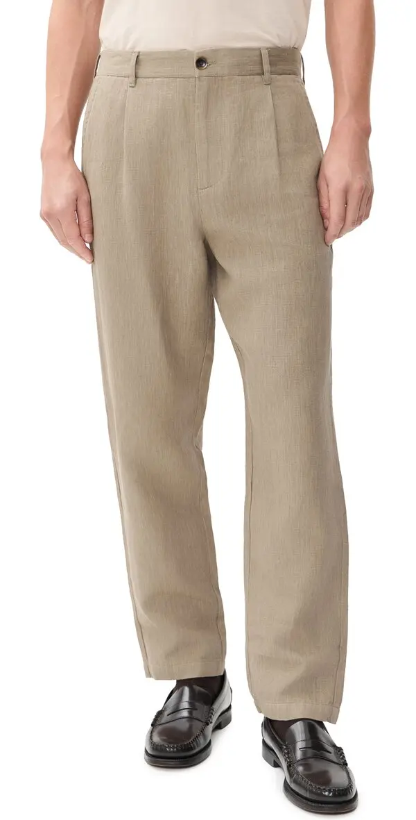 Rails Zimmer Linen Trousers - Walnut